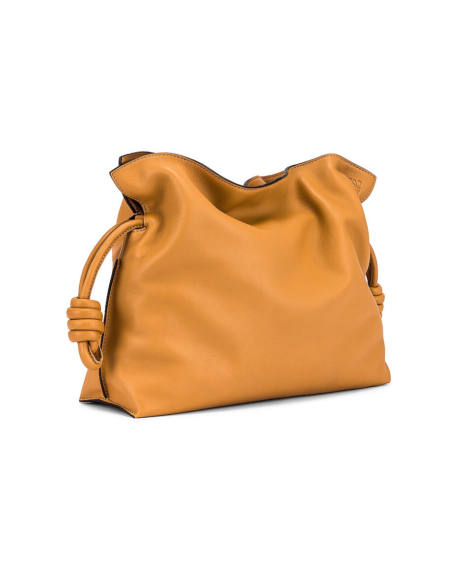 Loewe Flamenco Clutch in Warm Desert | FWRD