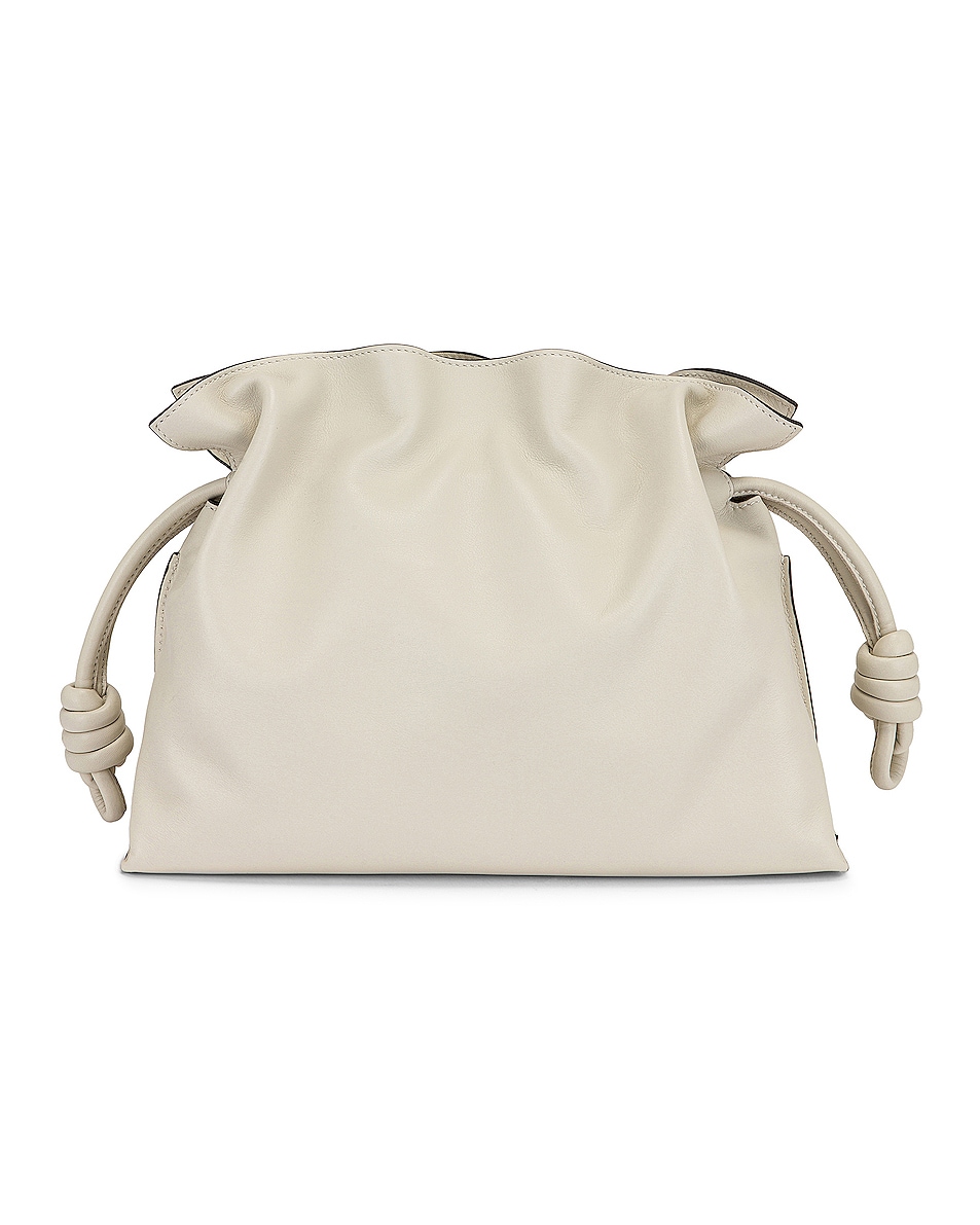 Loewe Flamenco Clutch in Soft White | FWRD