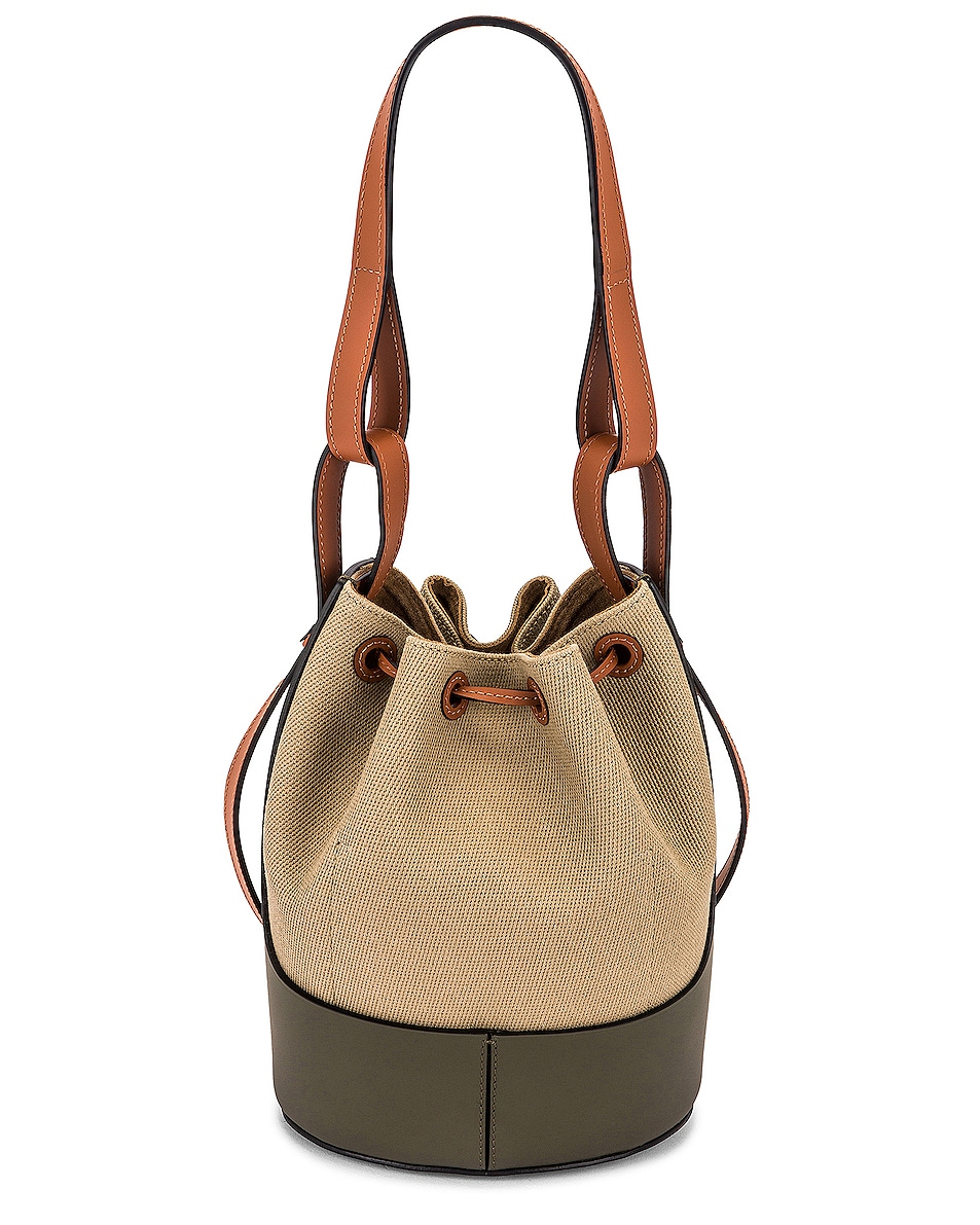 Loewe Balloon Small Bag in Creta & Green | FWRD