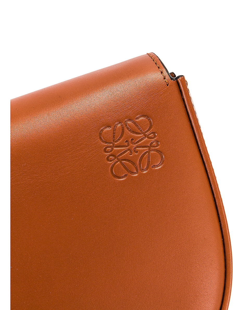 Loewe Heel Duo Bag in Dark Tan & Black | FWRD