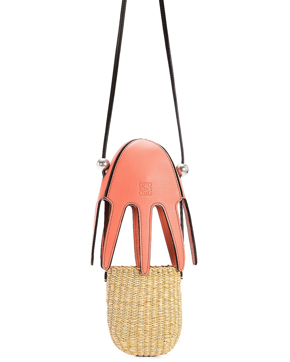 Loewe Paula's Ibiza Octopus Mini Bag in Natural, Pink & Tulip | FWRD