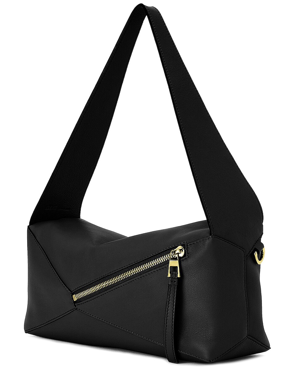 Loewe Puzzle Hobo Bag in Black | FWRD