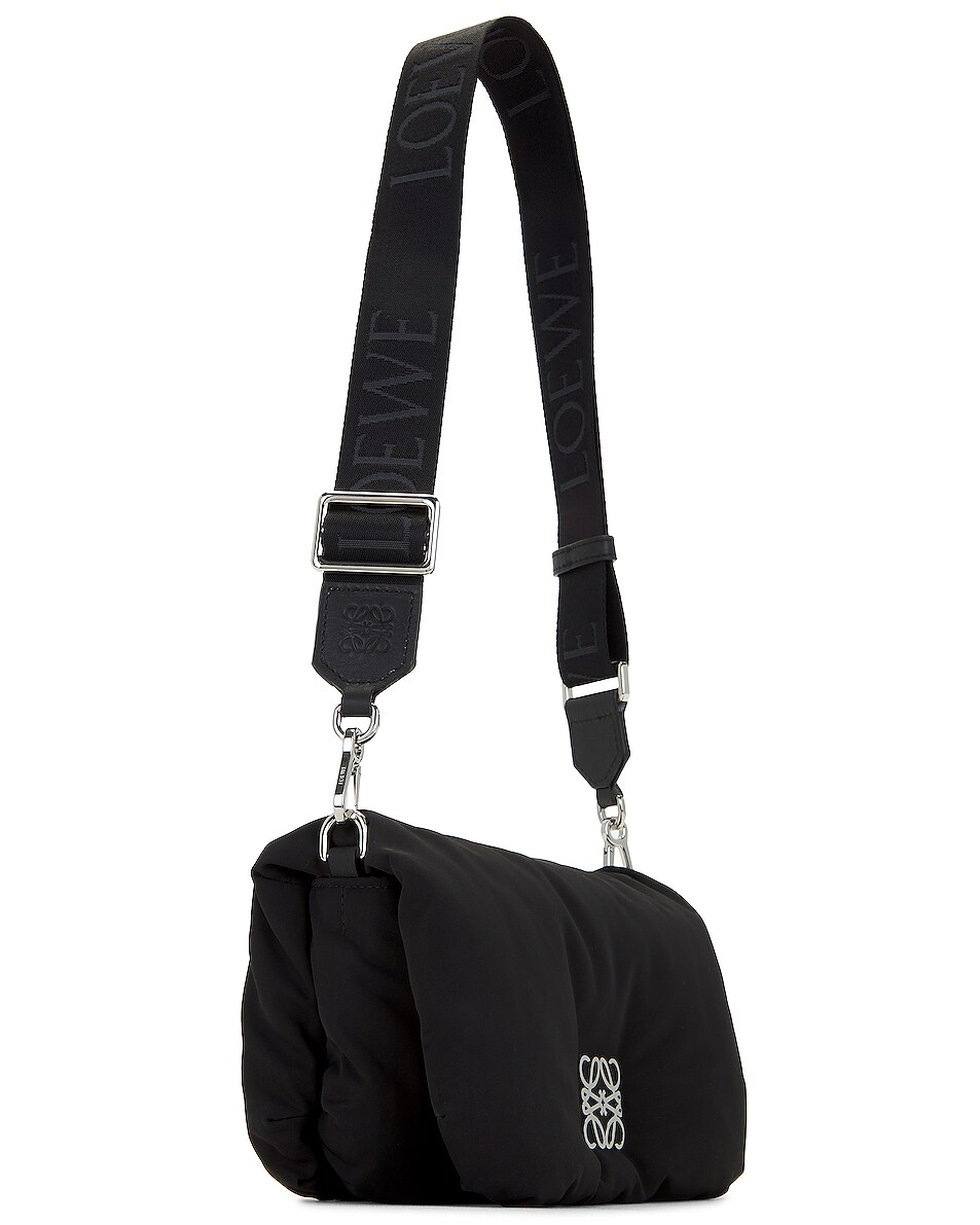 Loewe Goya Puffer Nylon Mini Bag in Black | FWRD