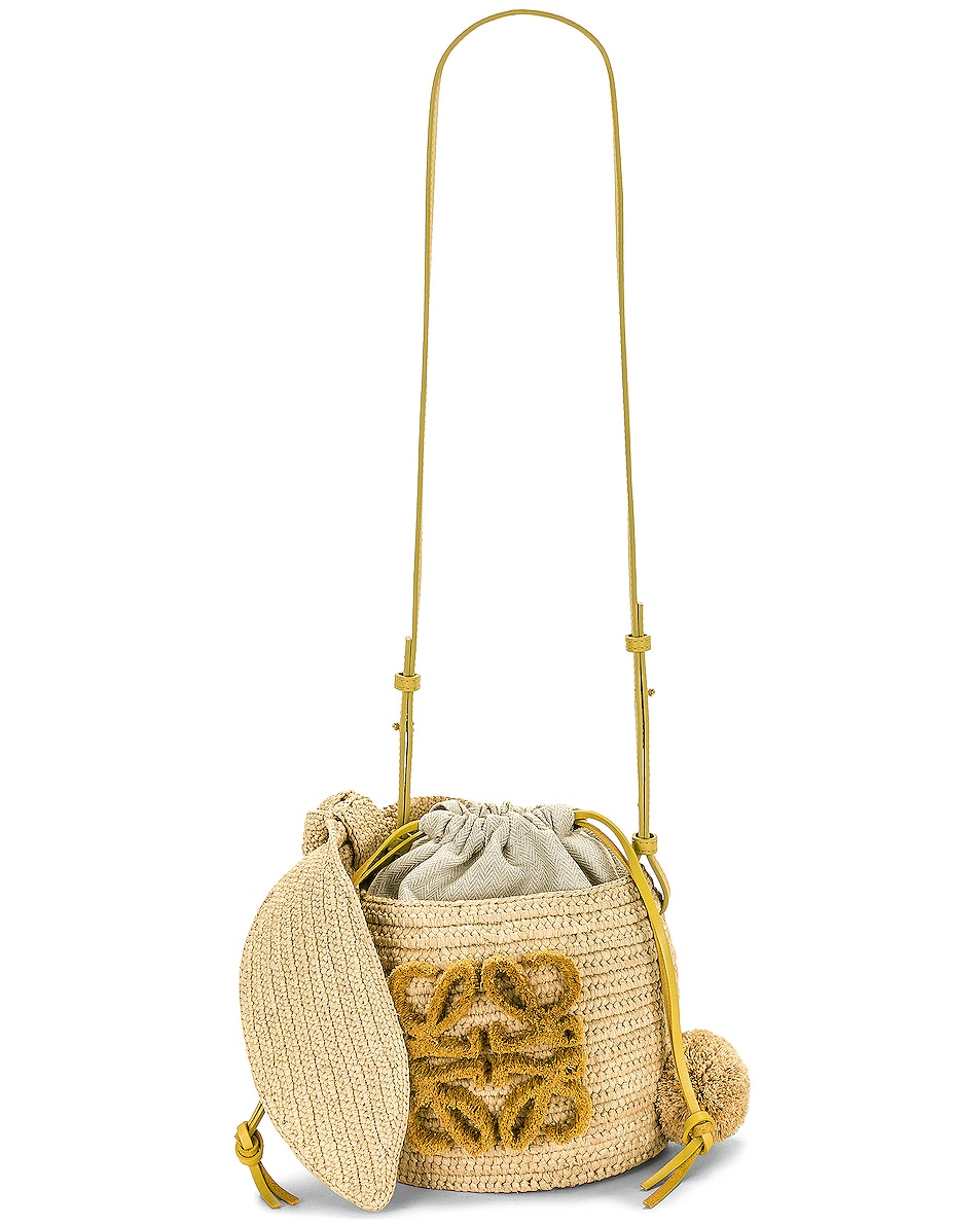 Loewe Bunny Bucket Bag in Natural | FWRD