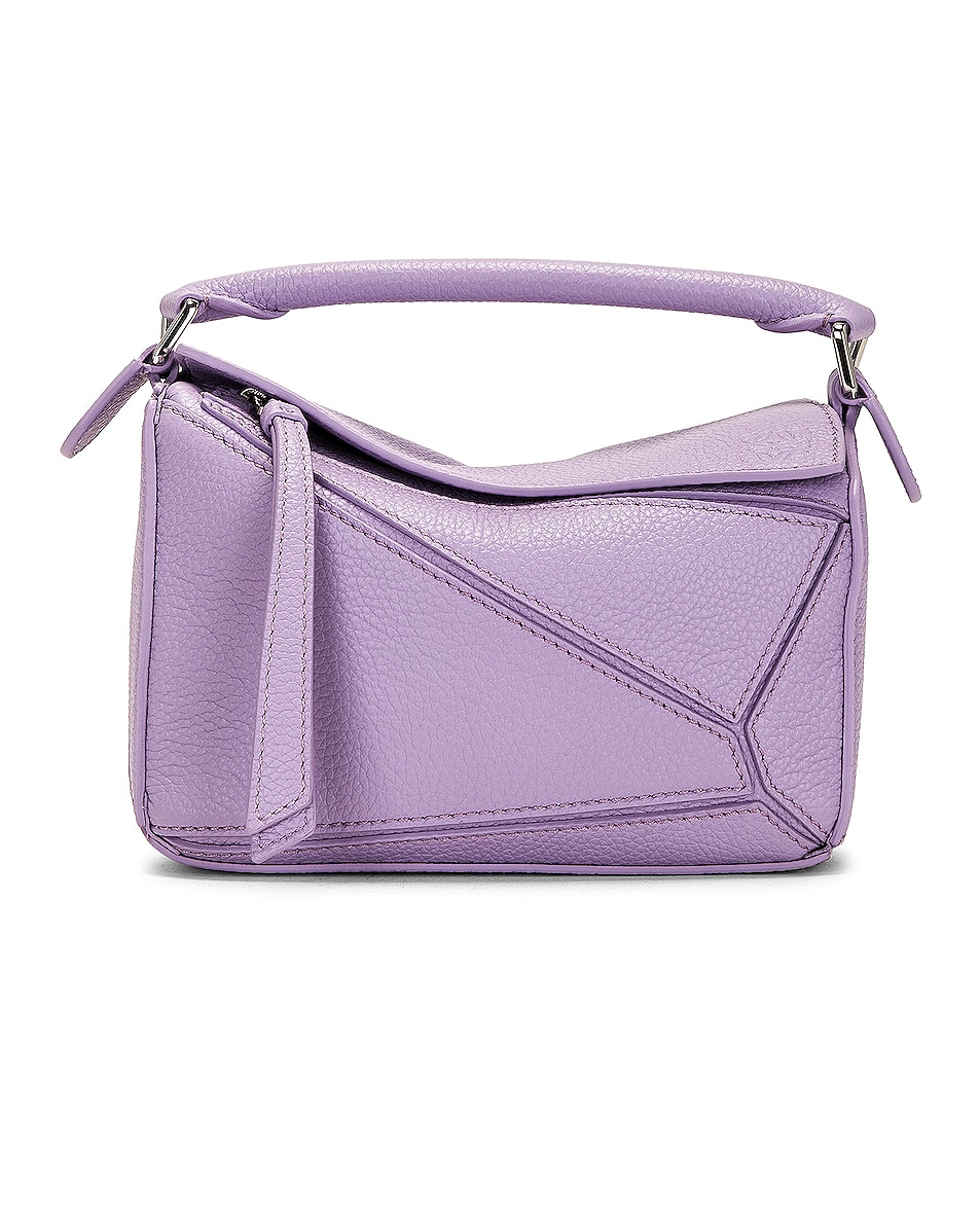 Loewe Puzzle Mini Bag in Light Mauve | FWRD