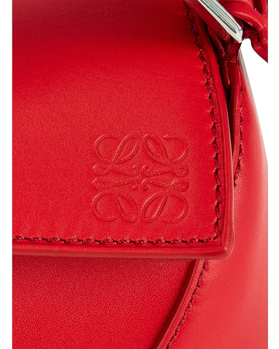 Loewe Puzzle Edge Mini Bag in Red | FWRD