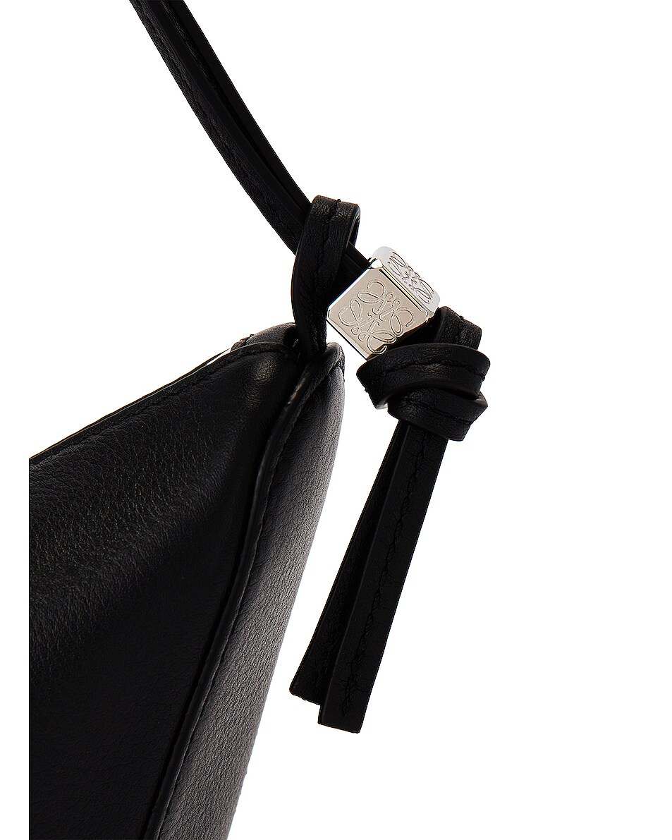 Loewe Hammock Hobo Mini Bag In Black Fwrd