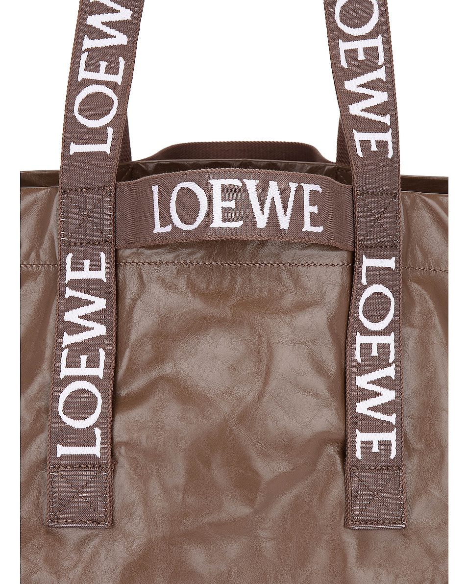 Loewe Fold Shopper Bag in Winter Brown | FWRD