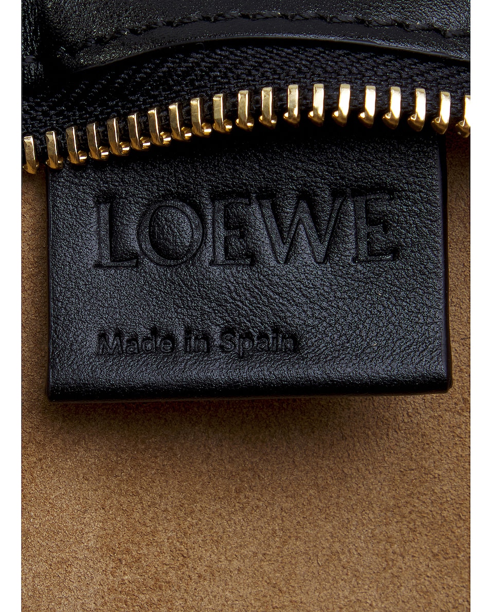 Loewe Puzzle Fold Cropped Bag in Black | FWRD