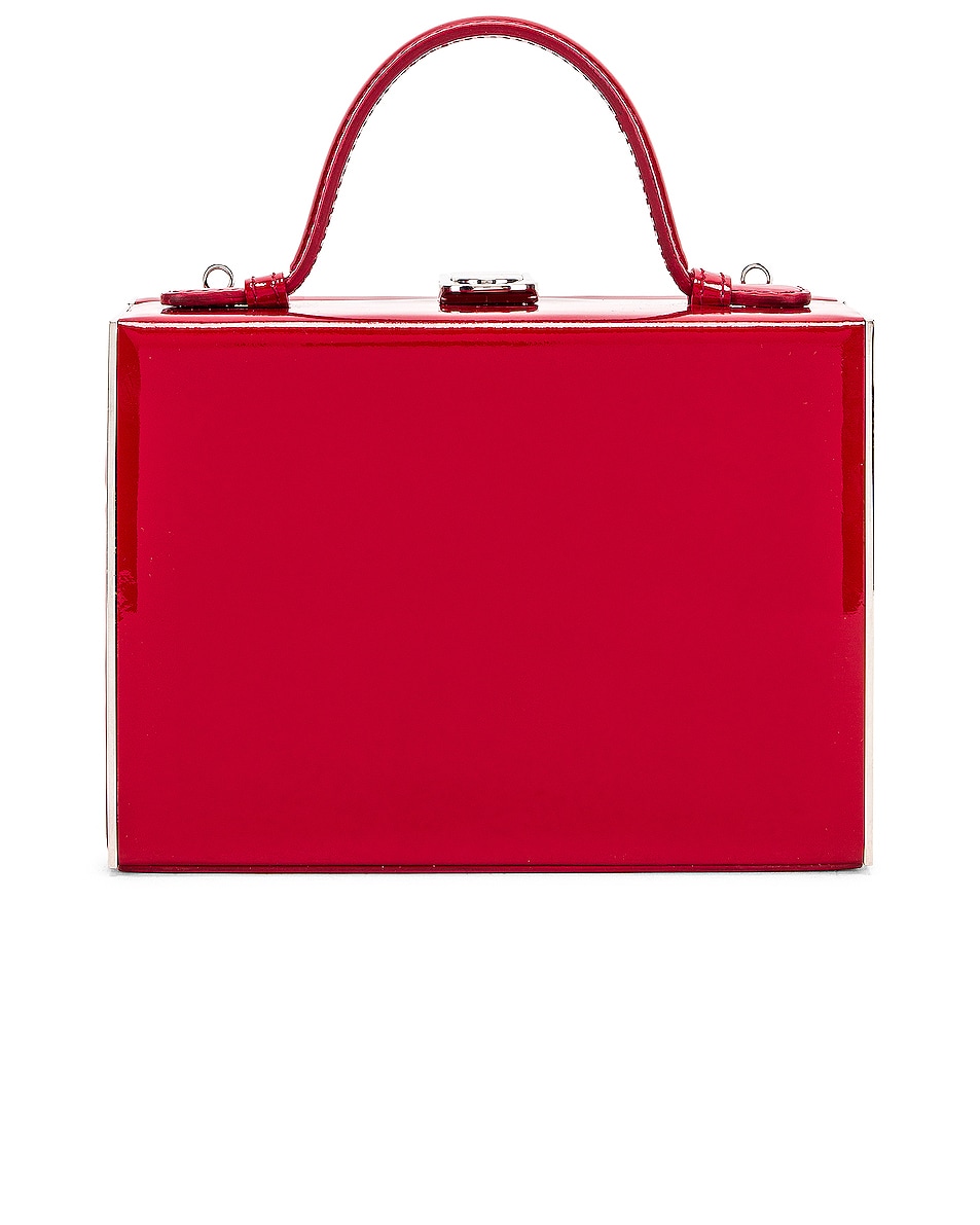 Mark Cross Rear Window Evening Bag in Red | FWRD