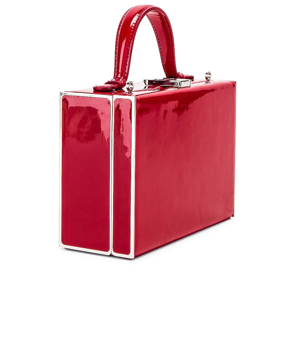 Mark Cross Rear Window Evening Bag in Red | FWRD