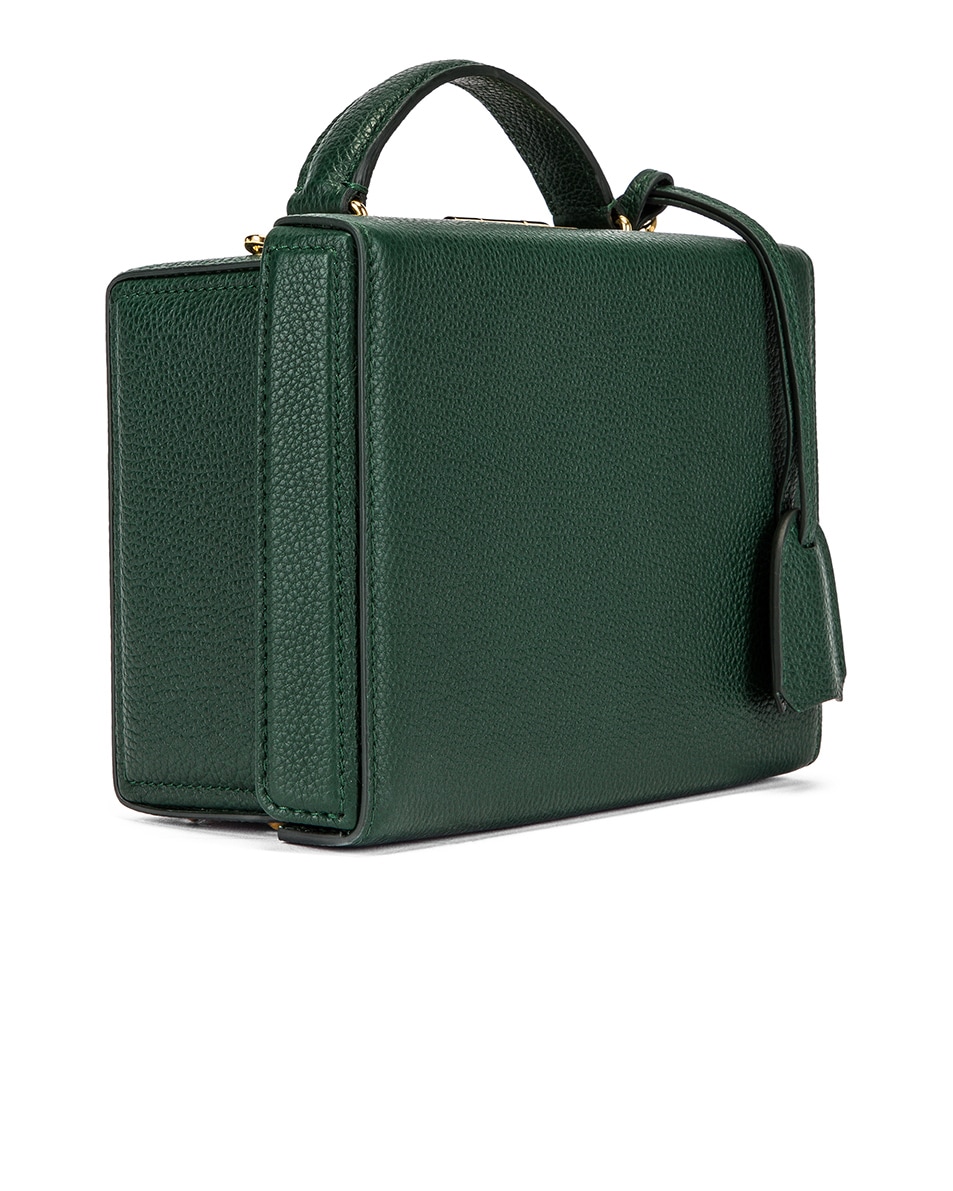 Mark Cross Grace Small Box Bag in Evergreen | FWRD