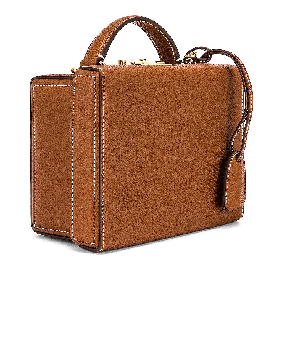 Mark Cross Small Grace Box Bag in Acorn | FWRD