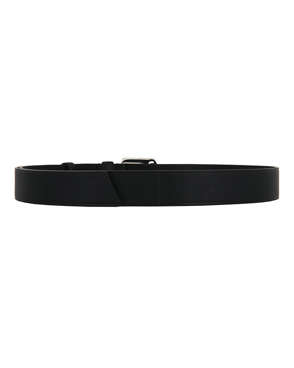 Miu Miu City Calf Belt in Nero | FWRD
