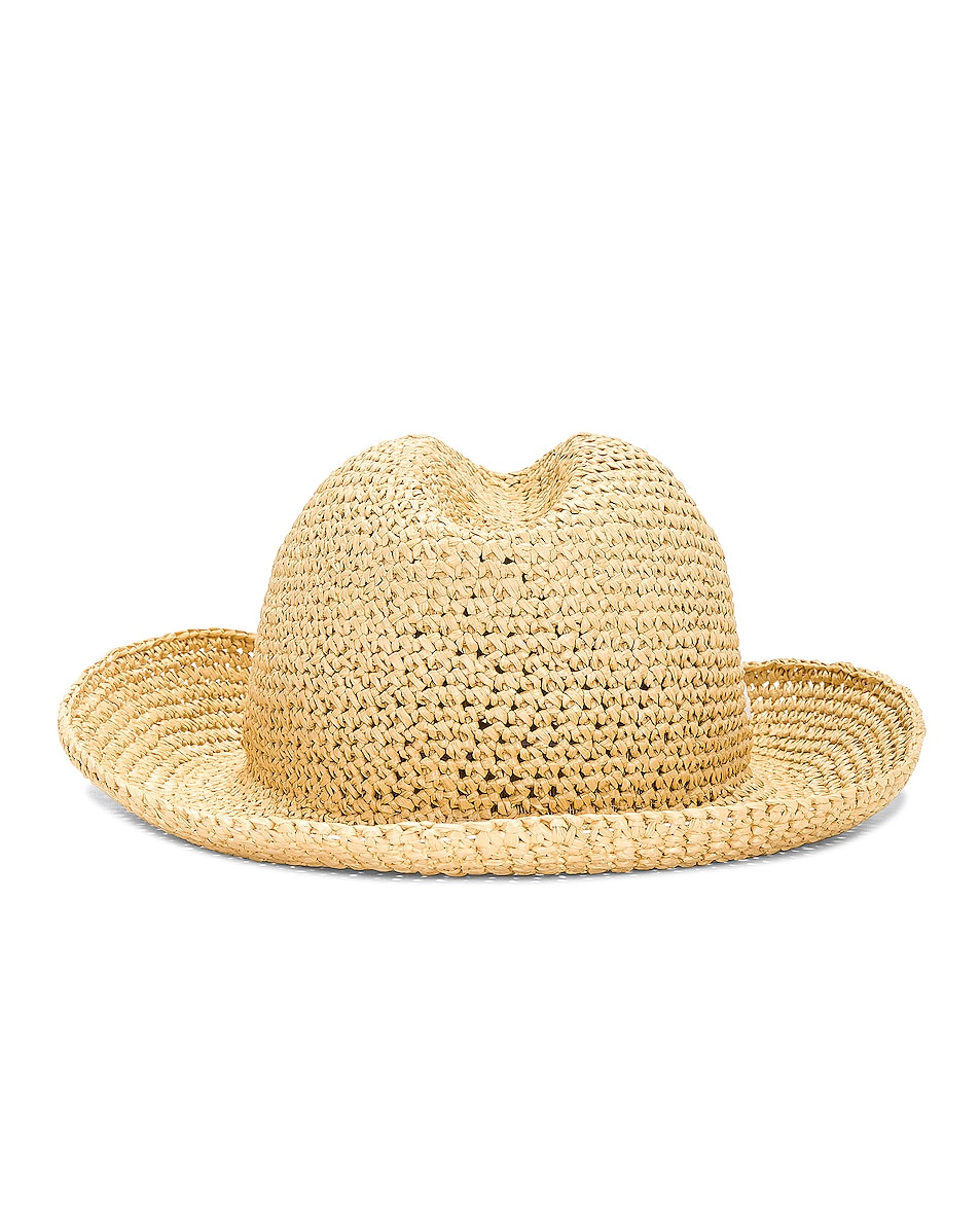 Miu Miu Crochet Hat in Natural | FWRD