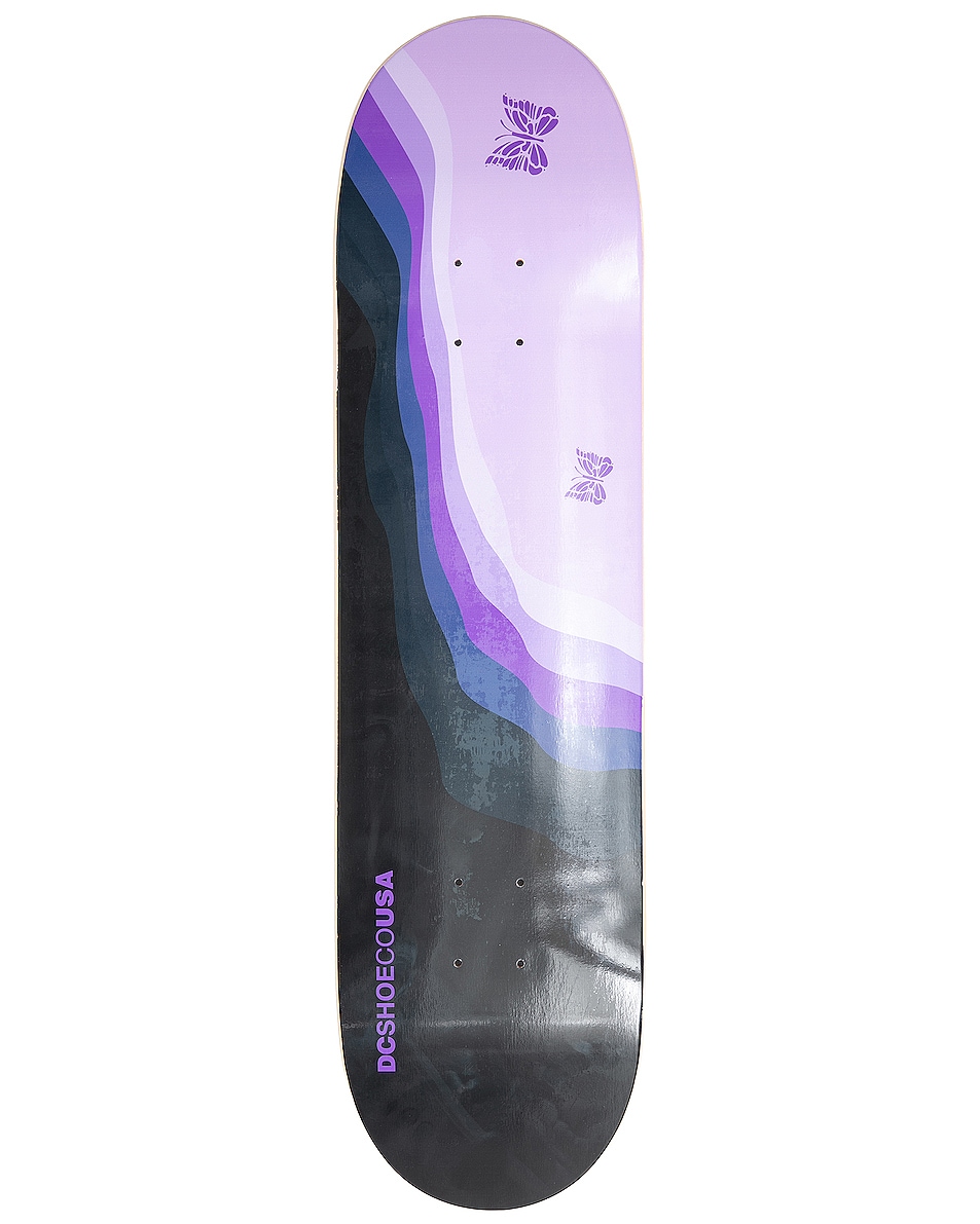 Needles X DC Skate Deck in Black & Purple | FWRD