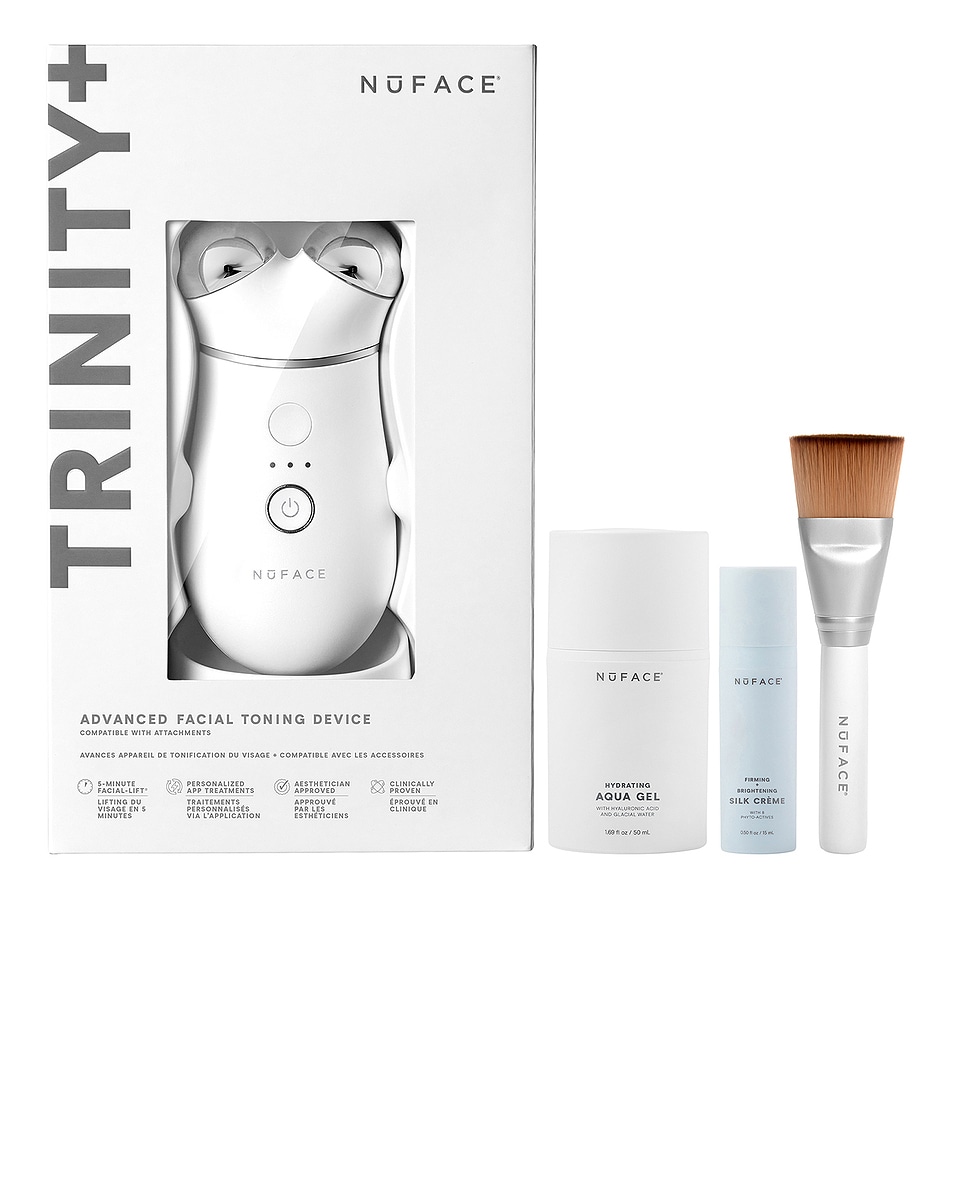 NuFACE Trinity+ Starter Kit in White | FWRD