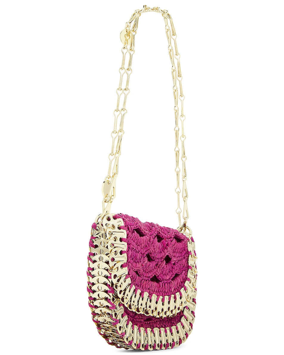 RABANNE Rabane Messenger Bag in Purple & Light Gold | FWRD