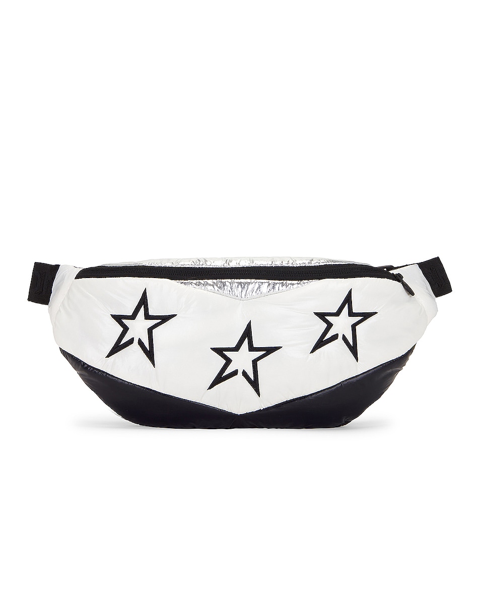 Perfect Moment Star Embossed Bum Bag in Silver Hp Foil | FWRD