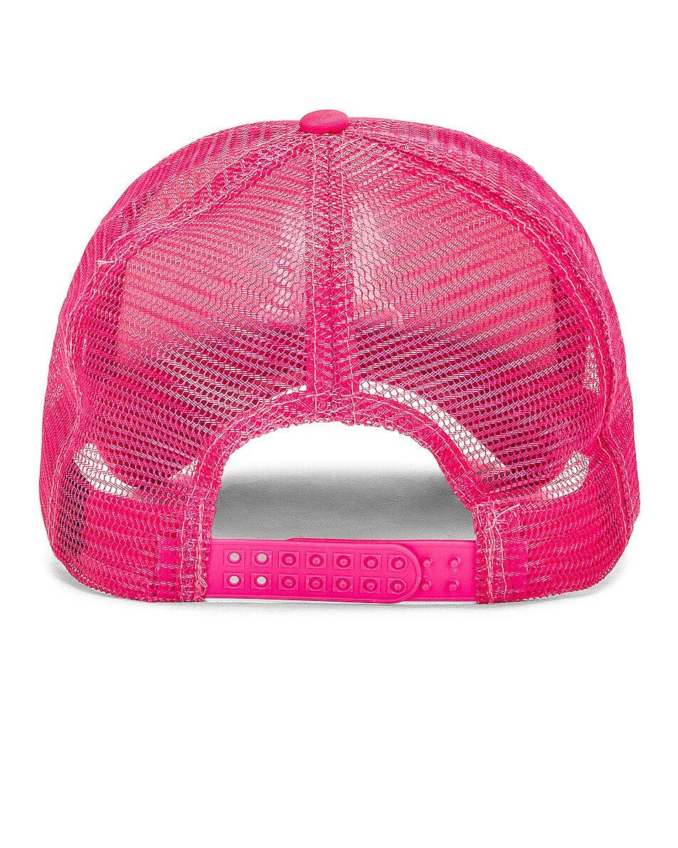 R13 R13 Trucker Hat in FUSCIA | FWRD