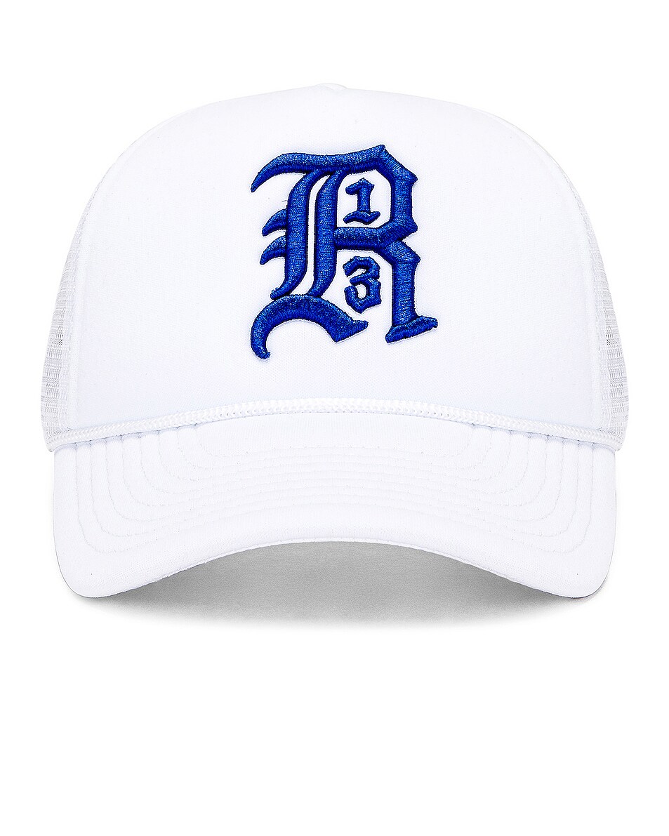 R13 R13 Trucker Hat in WHITE | FWRD