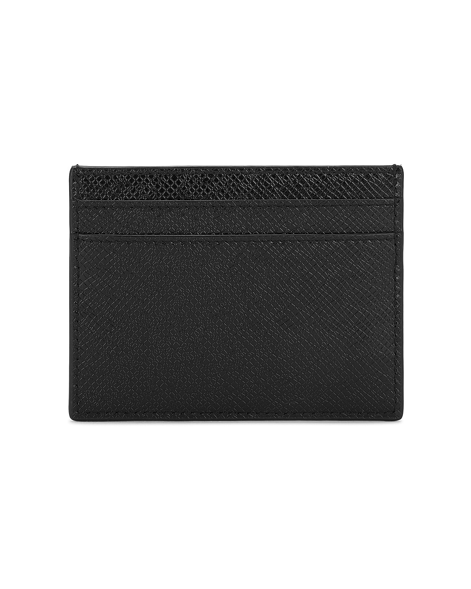 Saint Laurent YSL Credit Card Case in Nero | FWRD
