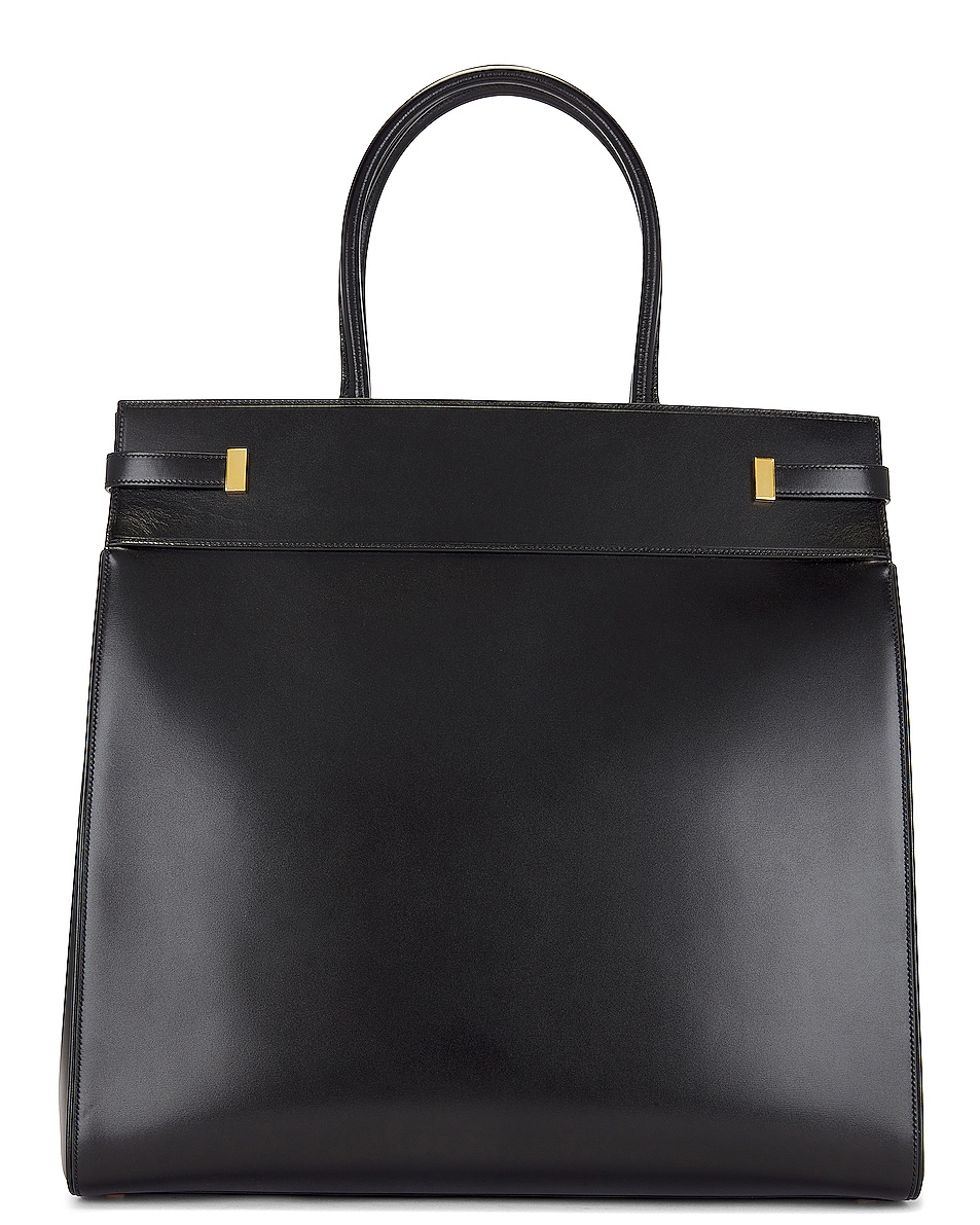 Saint Laurent YSL Manhattan Bag in Nero | FWRD
