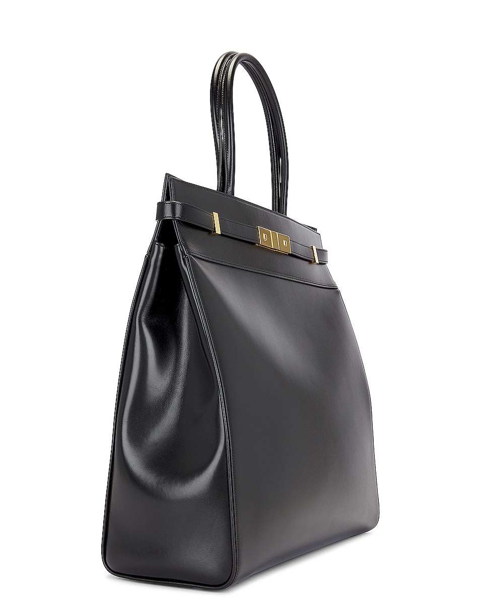 Saint Laurent YSL Manhattan Bag in Nero | FWRD