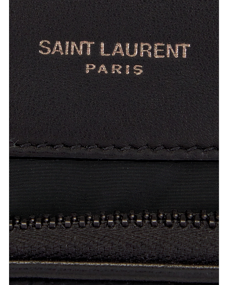 Saint Laurent Phone Pouch in Nero | FWRD