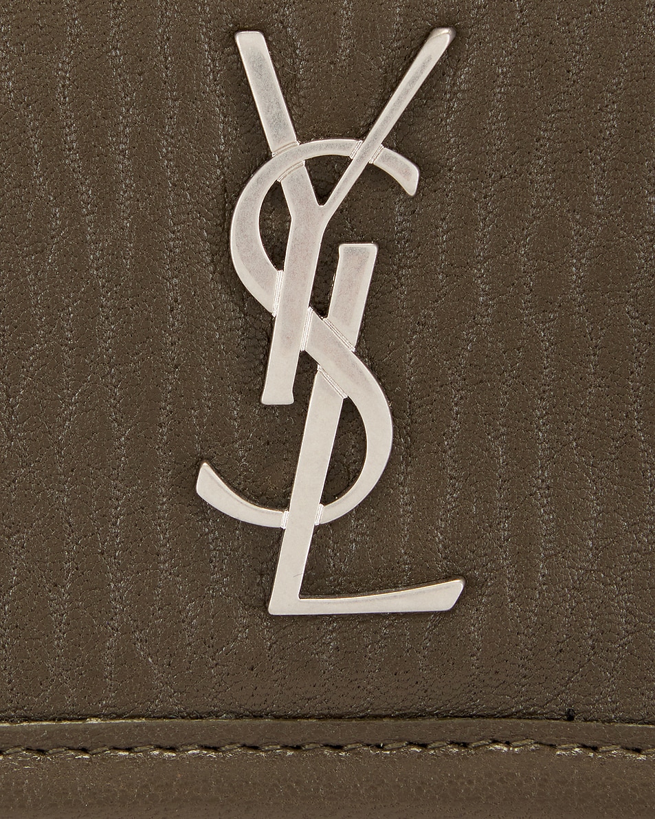 Saint Laurent Niki Small Messenger in Light Musk | FWRD