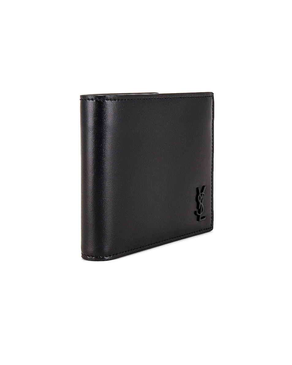 Saint Laurent YSL Credit Card Holder in Black | FWRD