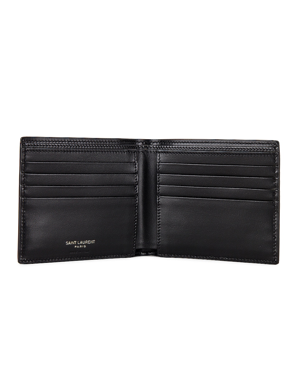 Saint Laurent YSL Credit Card Holder in Black | FWRD