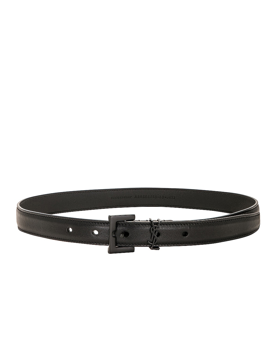 Saint Laurent YSL Belt in Nero | FWRD