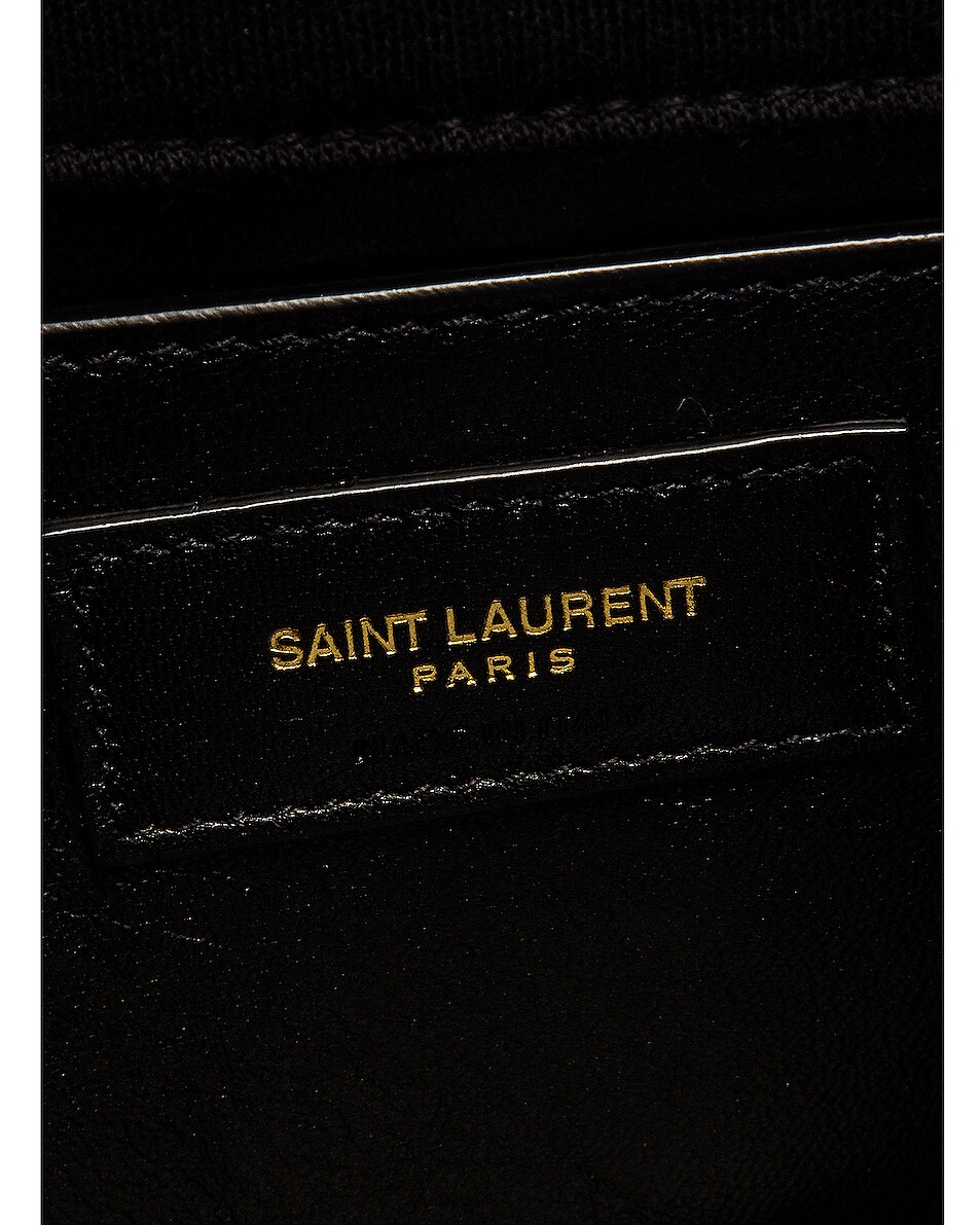 Saint Laurent Medium Jamie Lock Chain Bag in Noir | FWRD