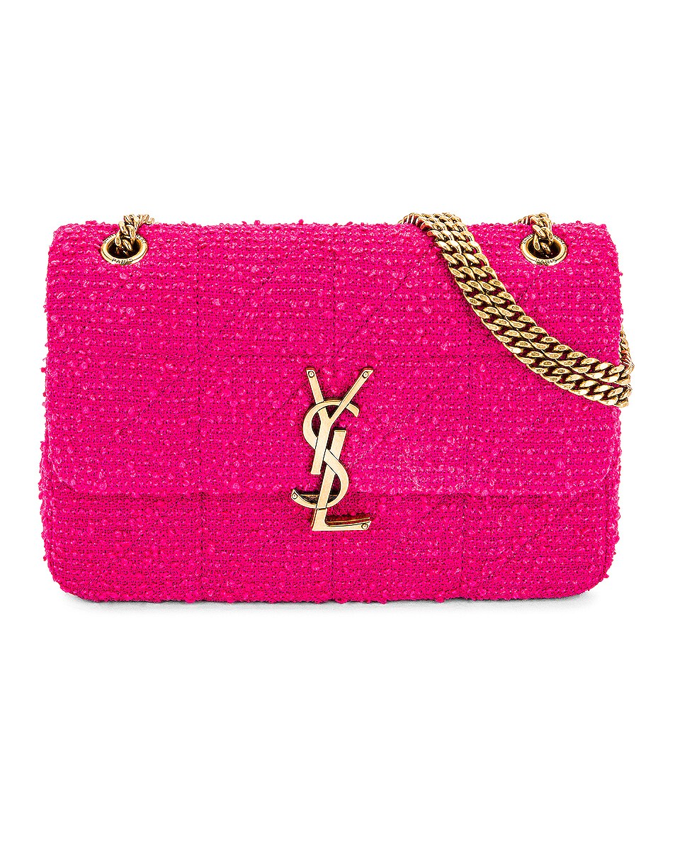 Saint Laurent Medium Jamie Chain Bag in Magenta | FWRD