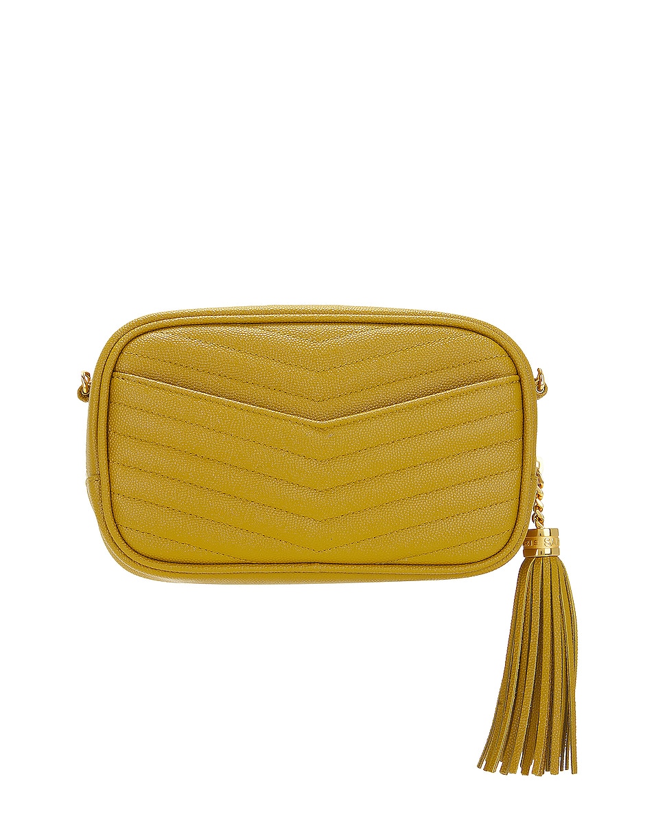 Saint Laurent Mini Lou Bag in Light Chartreuse | FWRD
