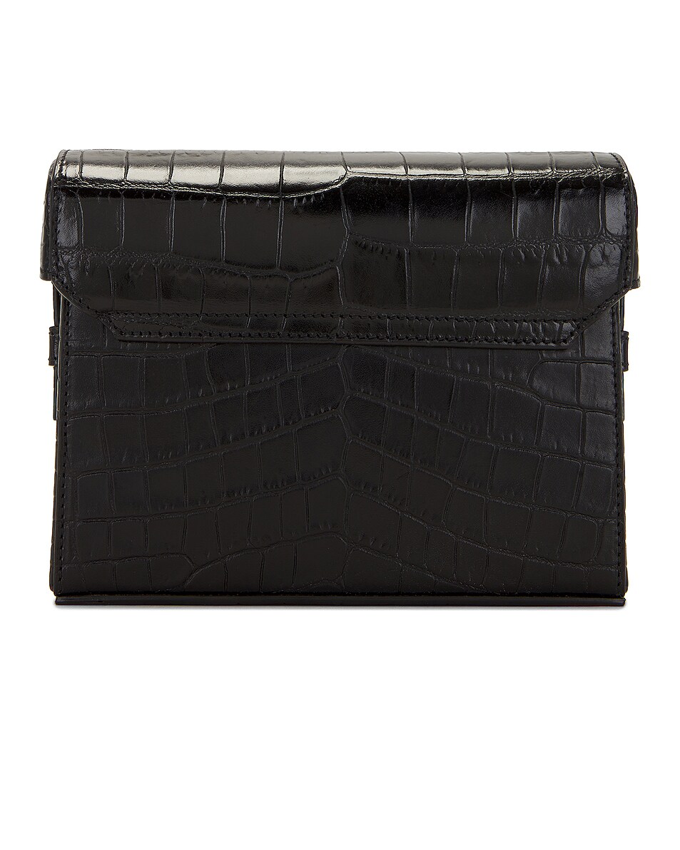 Saint Laurent June Box Shoulder Bag in Nero | FWRD