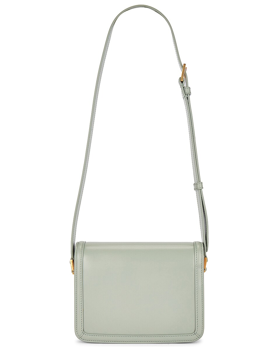 Saint Laurent Small Solferino Satchel Bag in Quite Blue | FWRD