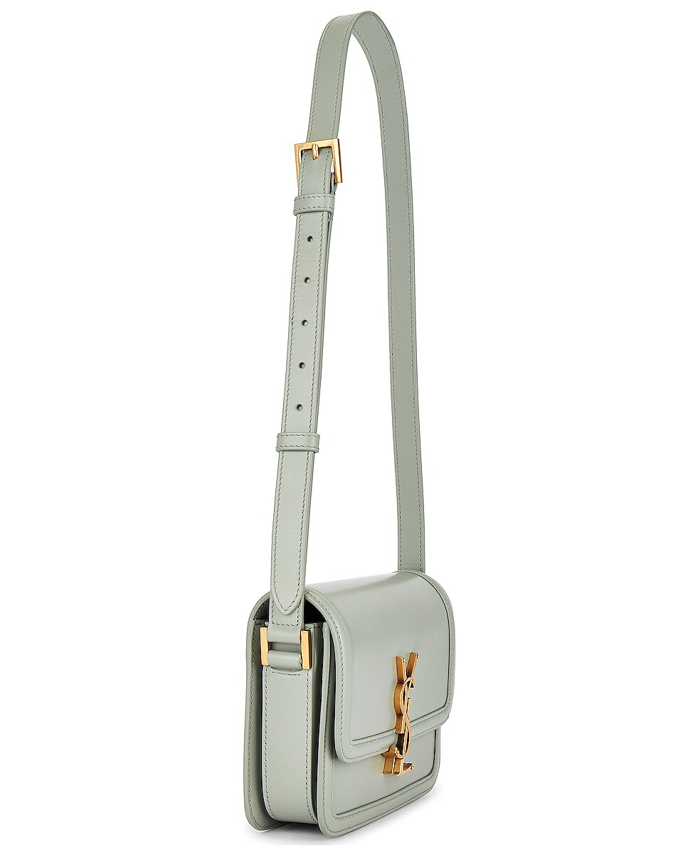 Saint Laurent Small Solferino Satchel Bag in Quite Blue | FWRD