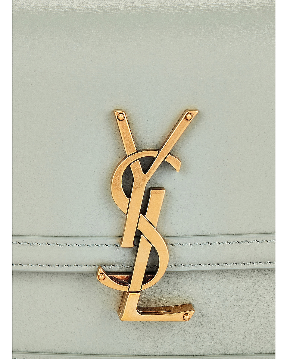 Saint Laurent Small Solferino Satchel Bag in Quite Blue | FWRD