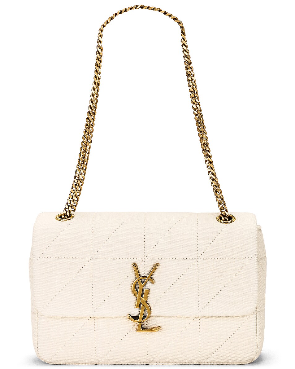 Saint Laurent Jamie Chain Bag in Vanilla Ice | FWRD