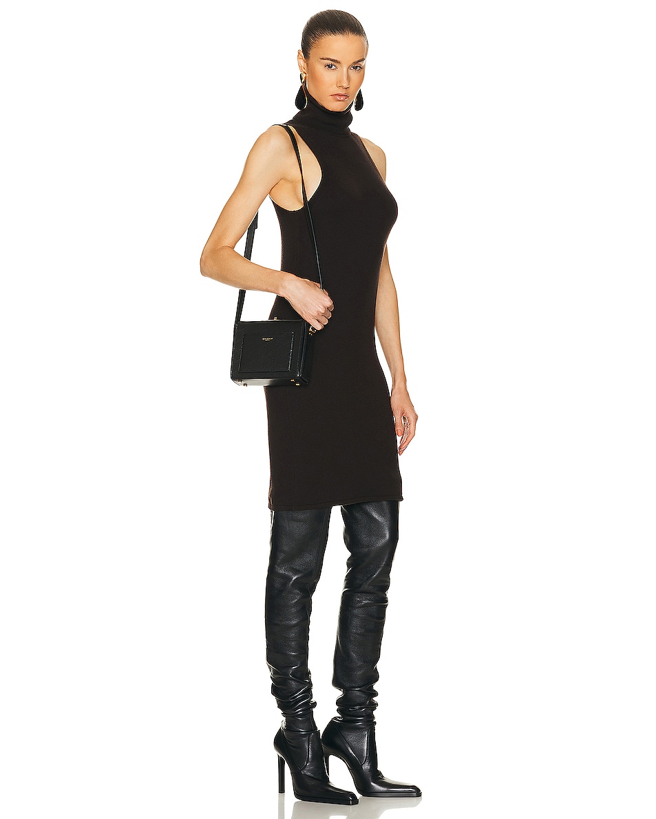 Saint Laurent Mini Gaby Square Bag in Nero | FWRD