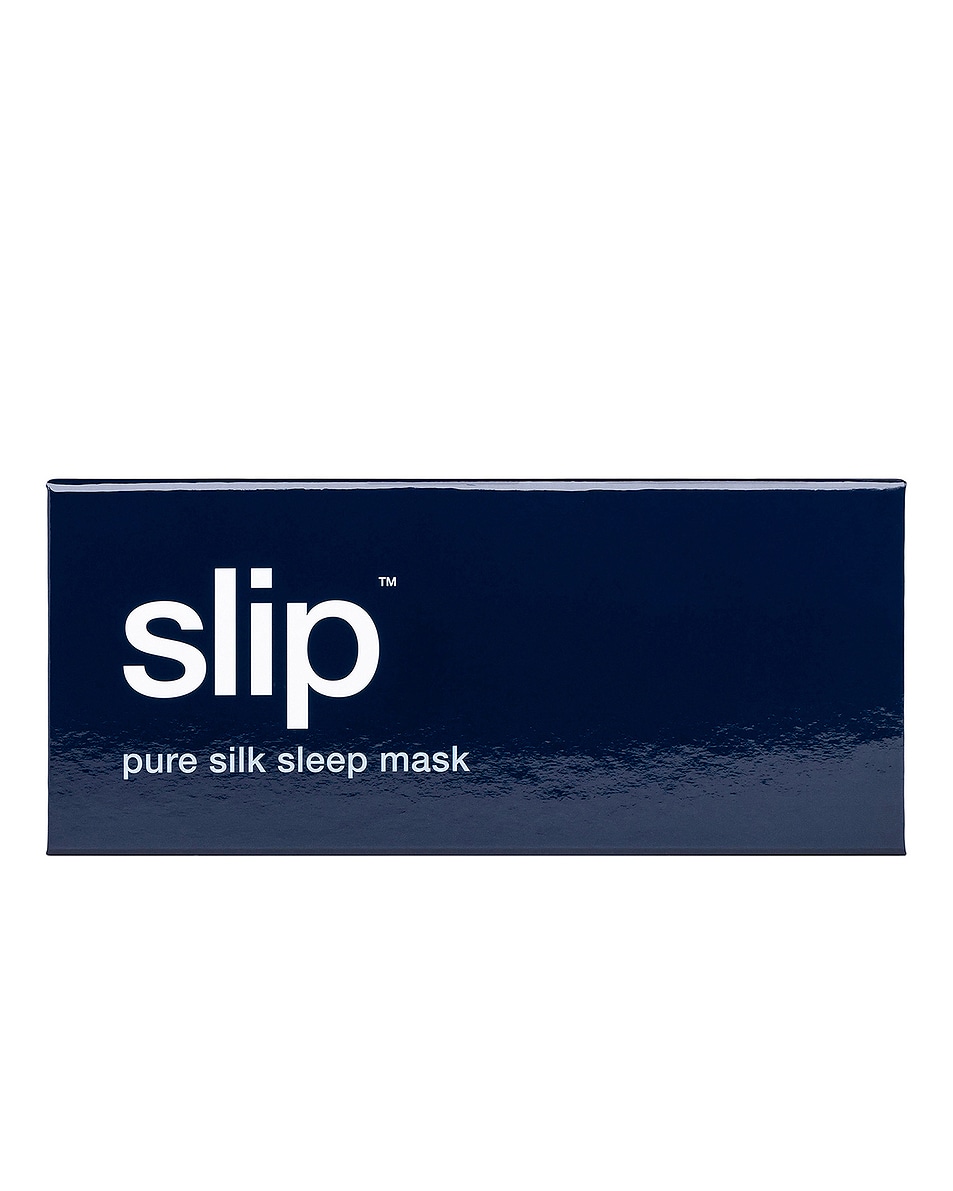 slip Pure Silk Sleep Mask in Navy | FWRD