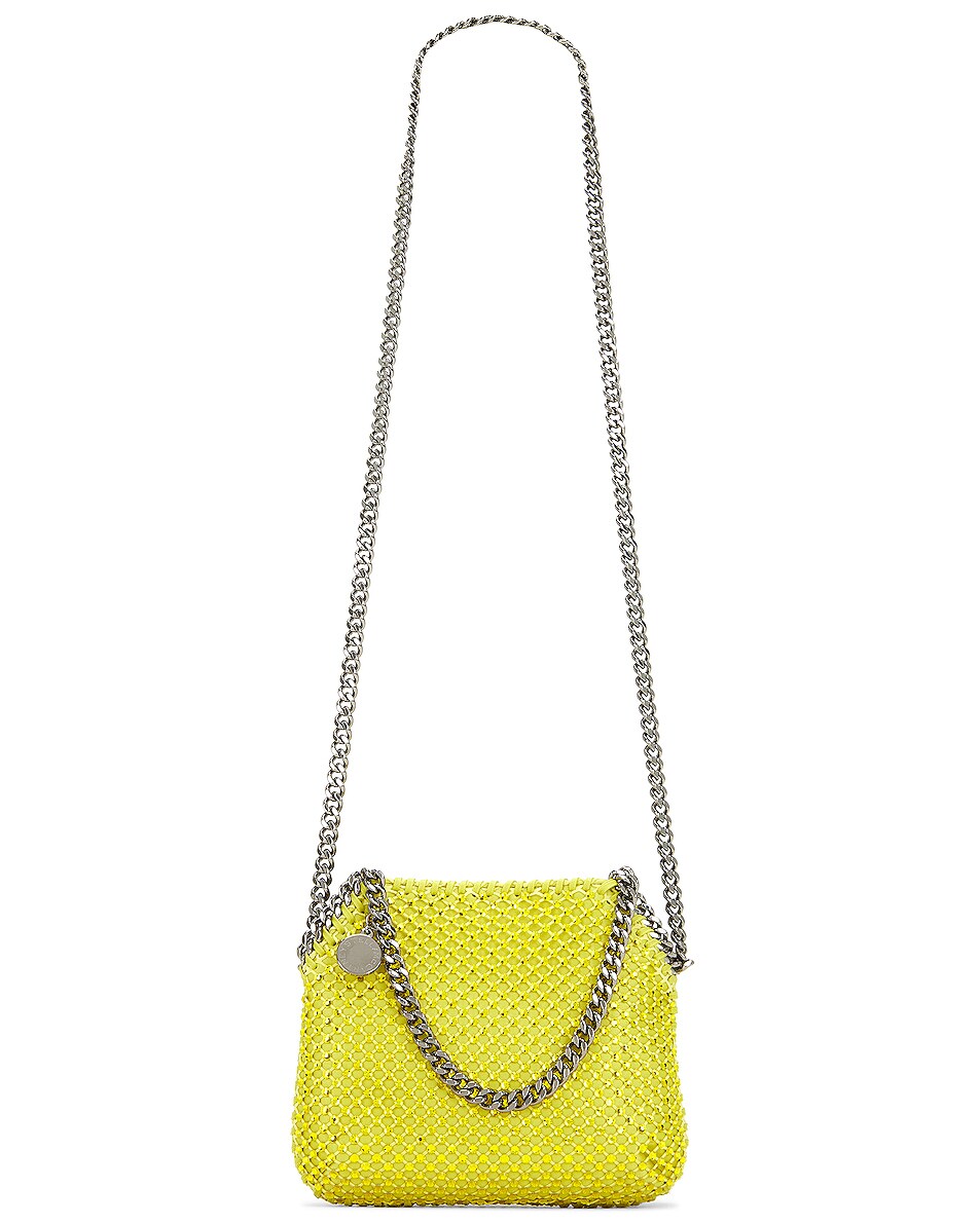 Stella McCartney Mini Falabella Shoulder Bag in Oxide Yellow | FWRD