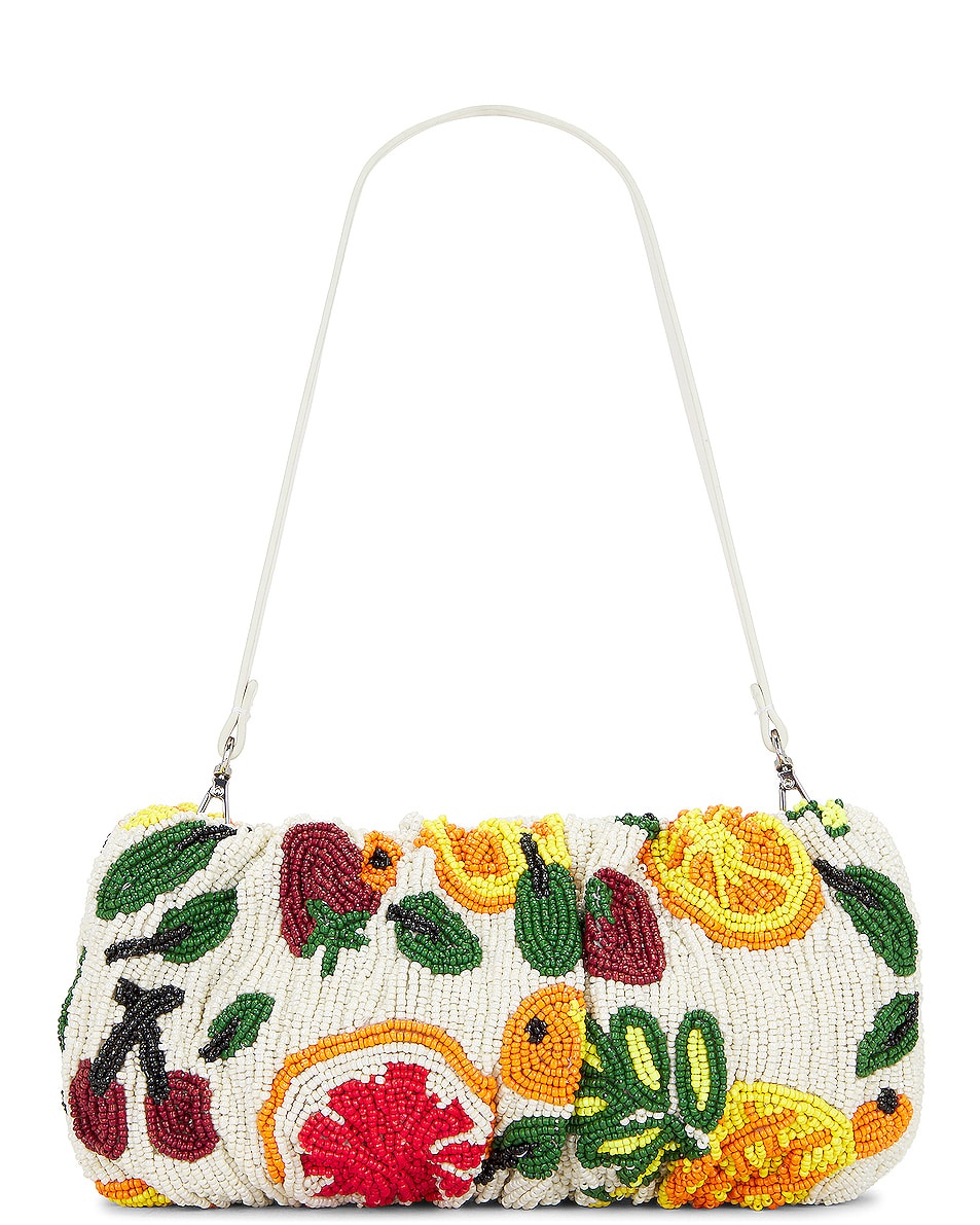 Staud Beaded Bean Shoulder Bag in Fruit Salad | FWRD