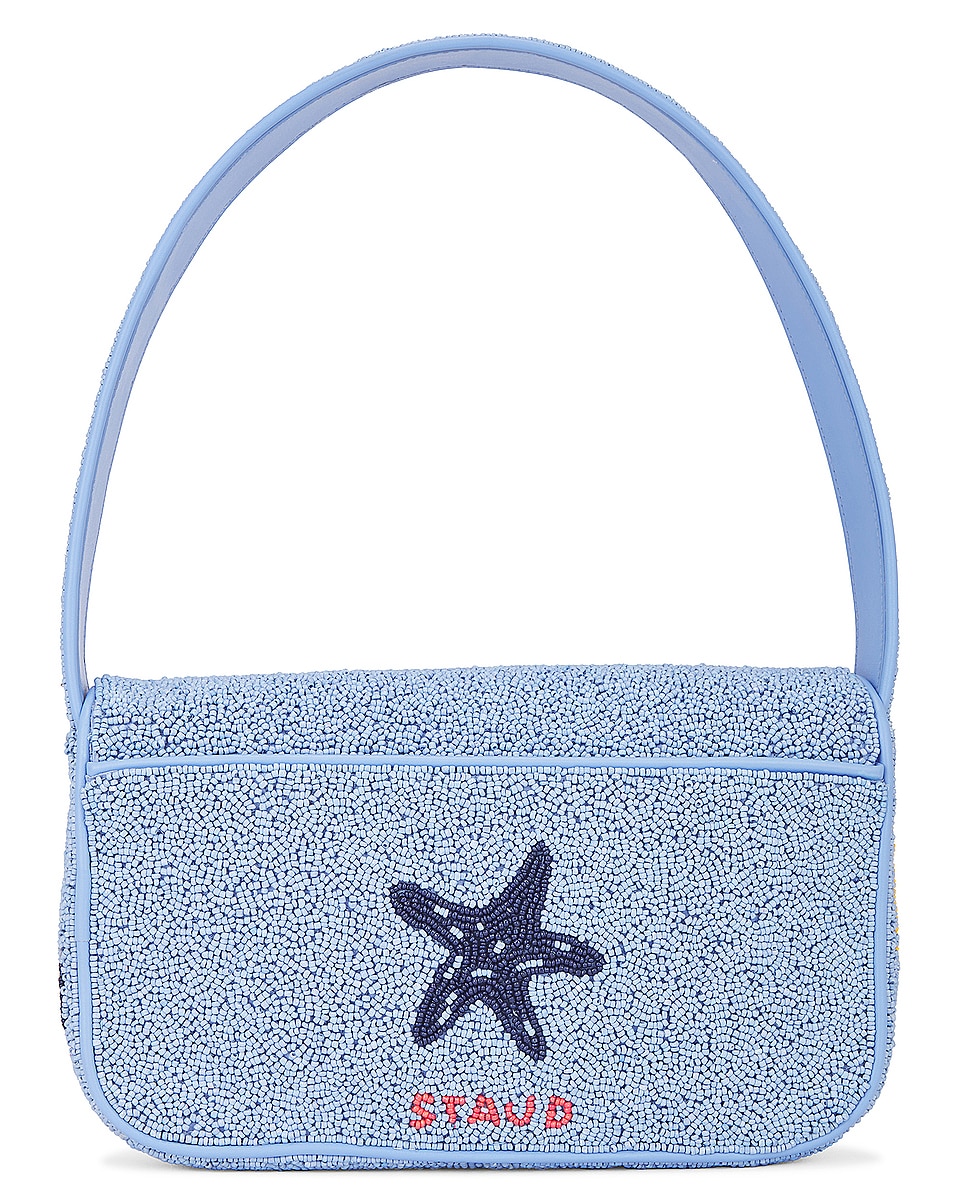 Staud Tommy Beaded Bag in Staudines Pink | FWRD