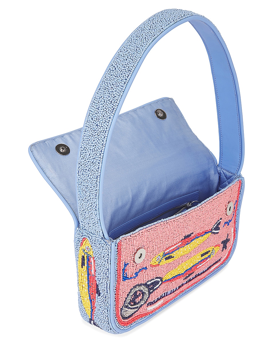 Staud Tommy Beaded Bag in Staudines Pink | FWRD