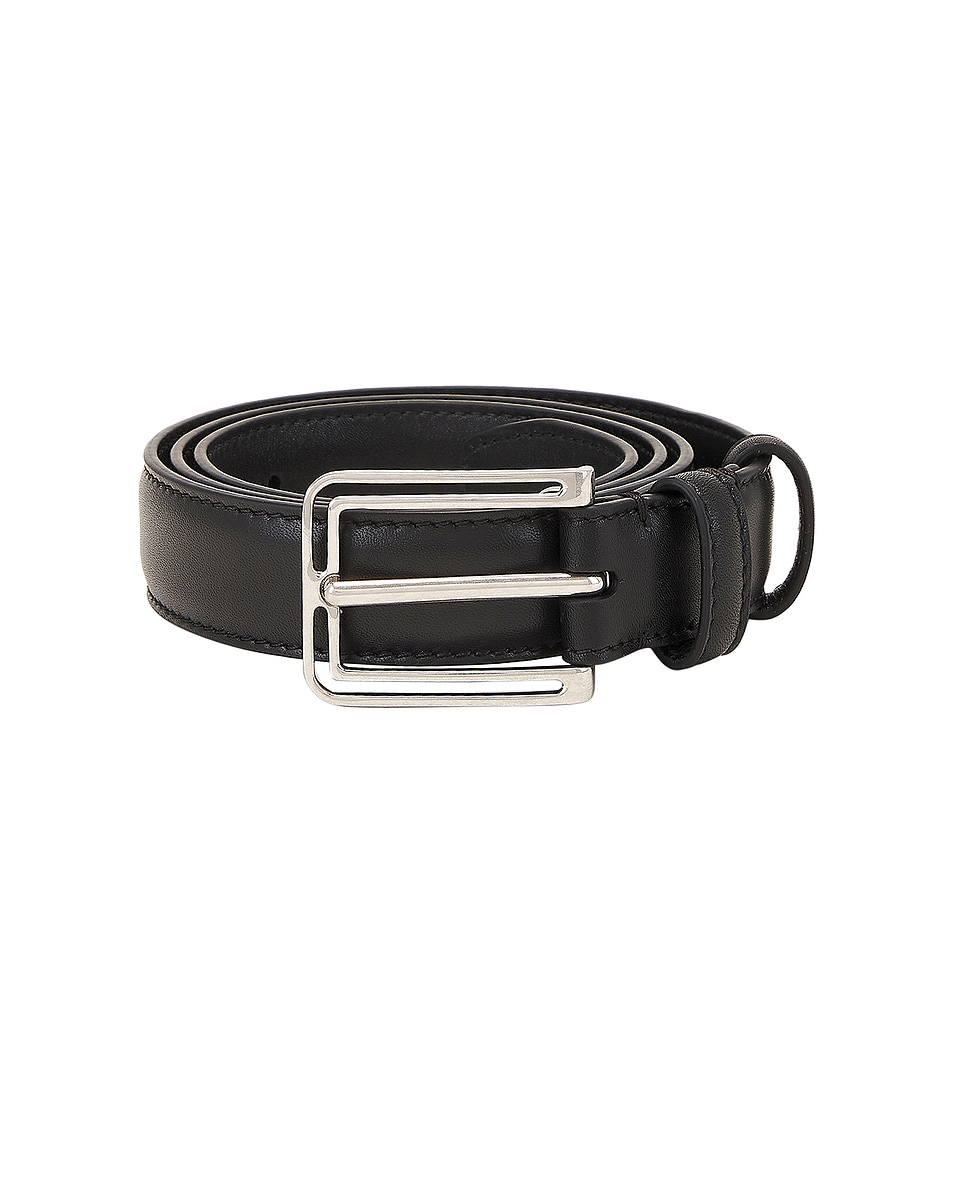 The Row Frame Belt in Black ANG | FWRD