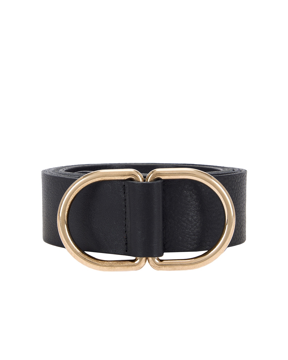 The Row D Ring Belt in Black Ang | FWRD
