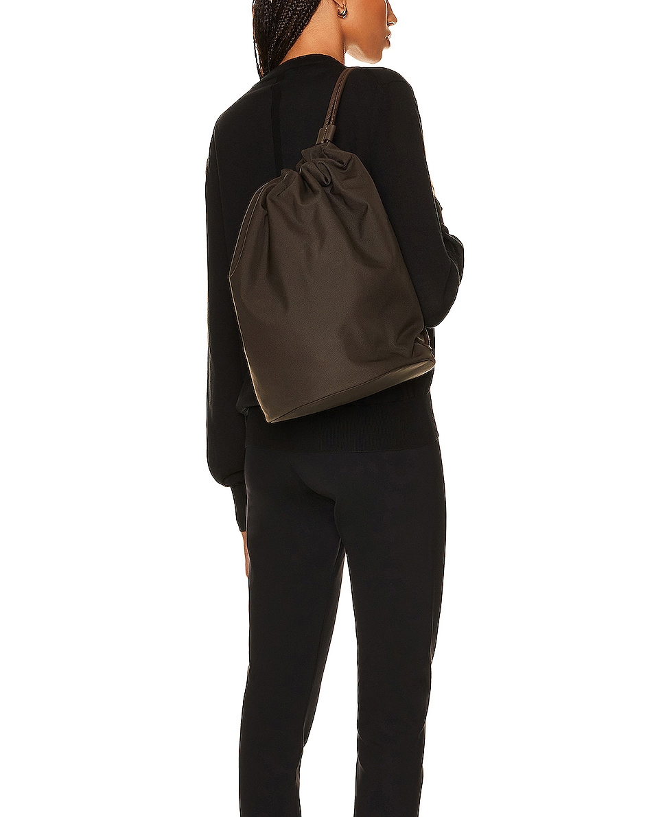 The Row Sporty Backpack in Dark Pine PLD | FWRD